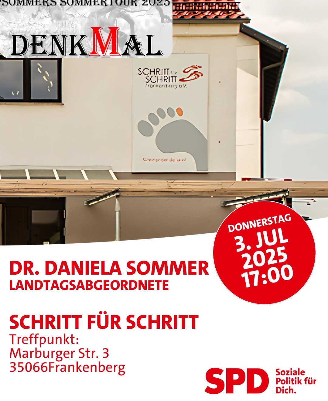 Sommertour 2025 „DenkMal“: In Frankenberg zum gemeinnützige Verein „Schritt für Schritt“ › Dr ...
